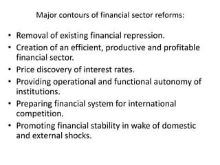 INDIAN FINANCIAL REFORMS | PPTX
