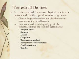 #1 Ecology and the Biosphere.ppt
