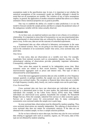 Econometrics and economic data | PDF