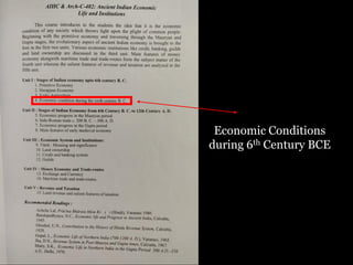Economic conditions during 6th century bce | PDF