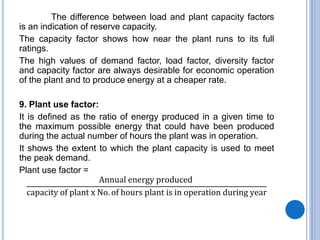 economics of power generation | PPTX