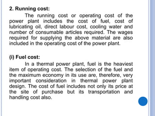 economics of power generation | PPTX