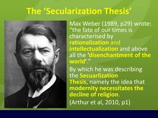 Religion and Secularism | PPTX