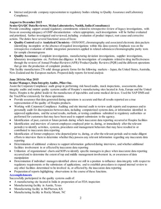 Laboratory and Pharmaceutical Quality Assurance Expert | DOCX