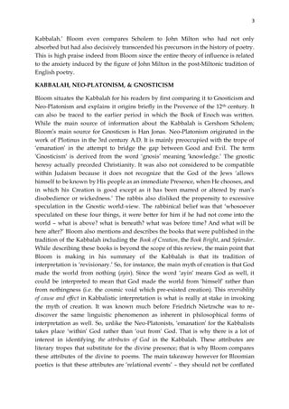 Review of Kabbalah and Criticism | DOCX