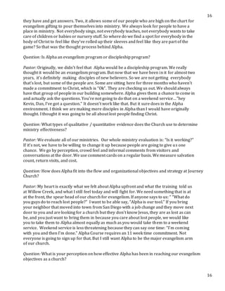 ALPHA AND CHURCH ASSIMILATION Action Research | DOCX