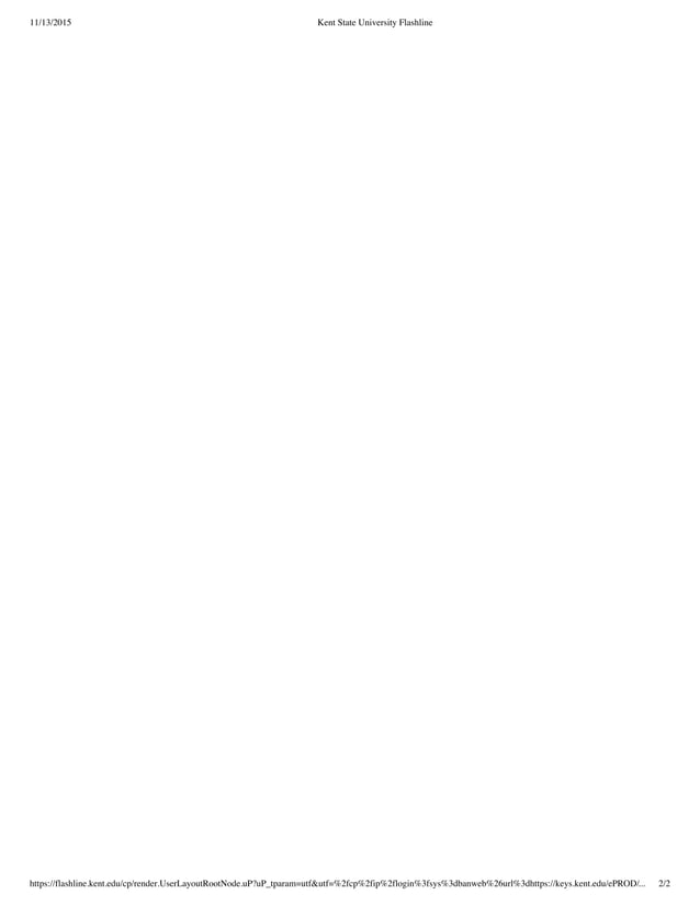 Kent State University Flashline Transcripts | PDF