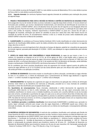 VESTIBULAR UFPE 2015.2 - CTG/ENGENHARIAS | PDF