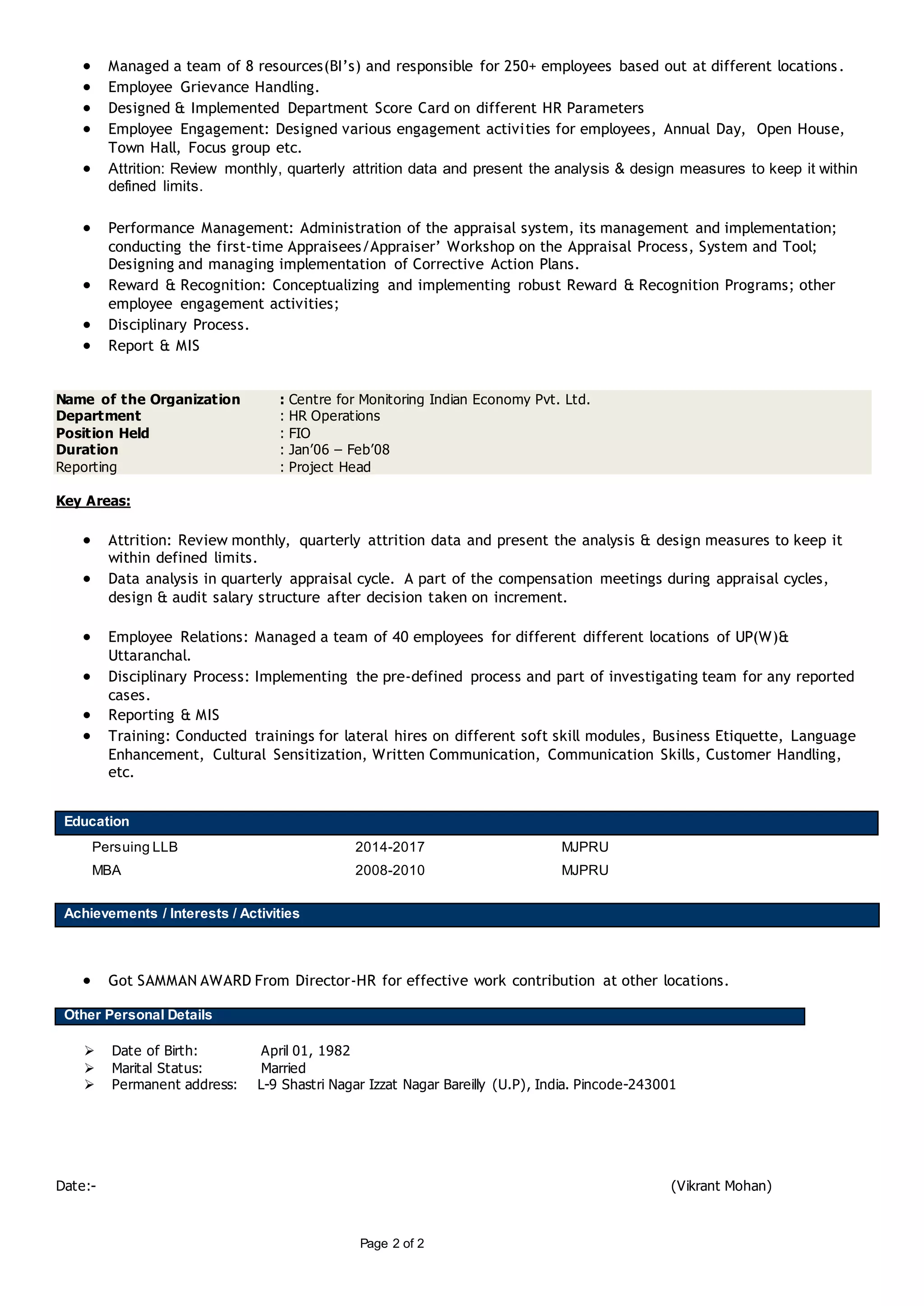 vikrant Mohan | DOCX