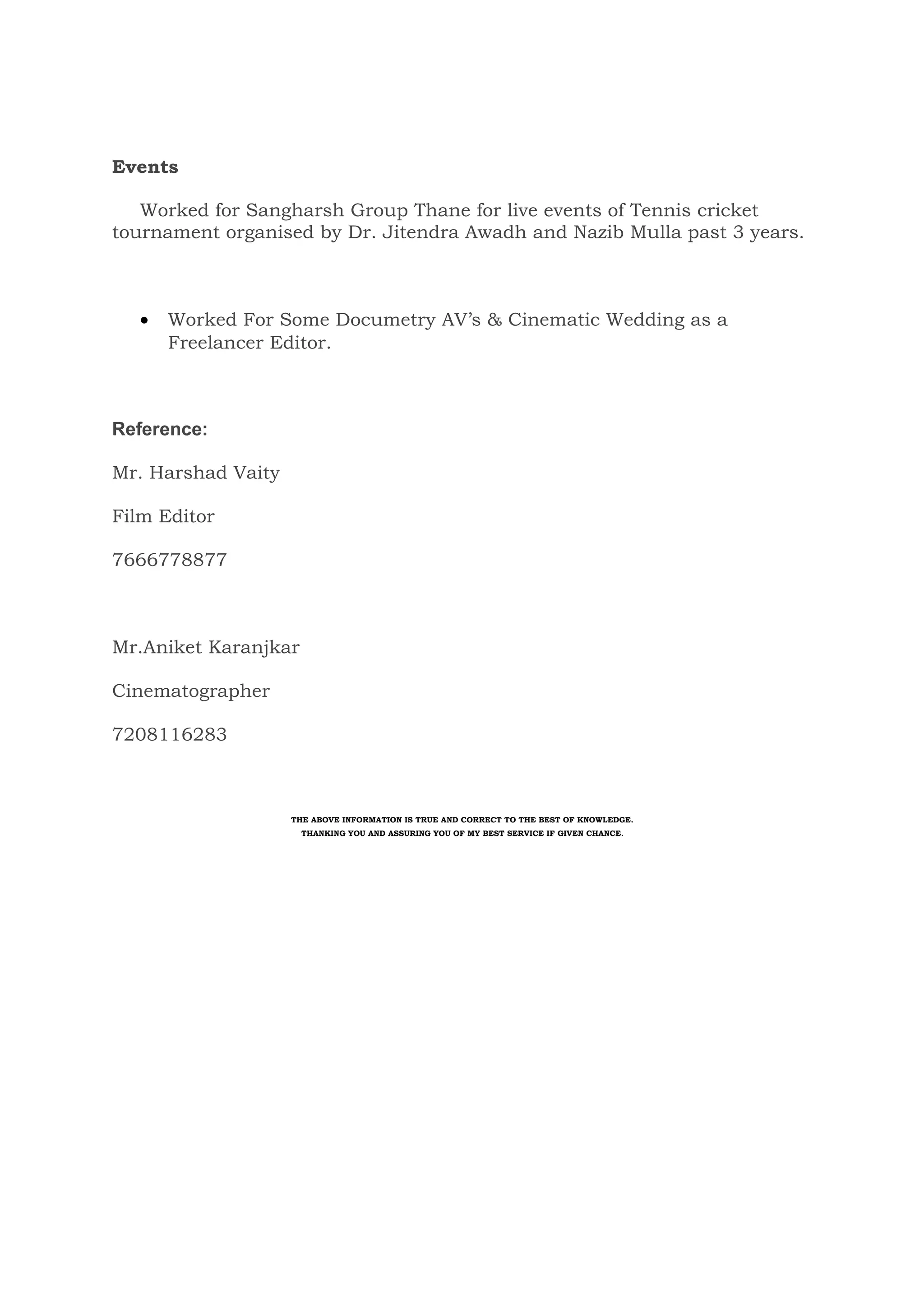 Mayur Gurav - CV | PDF