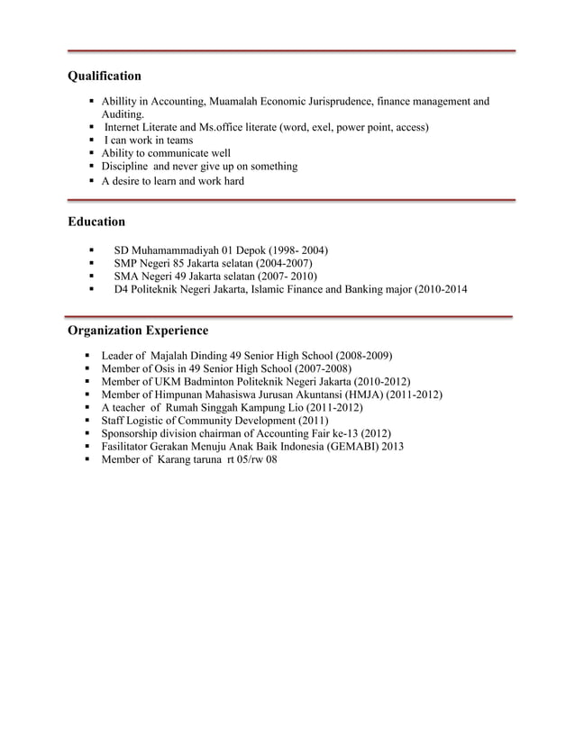 CV_FIRDHA KURNIA | PDF