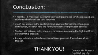 Imbue Internship Program | PPT