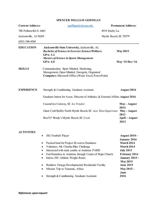 Spencer Resume | PDF