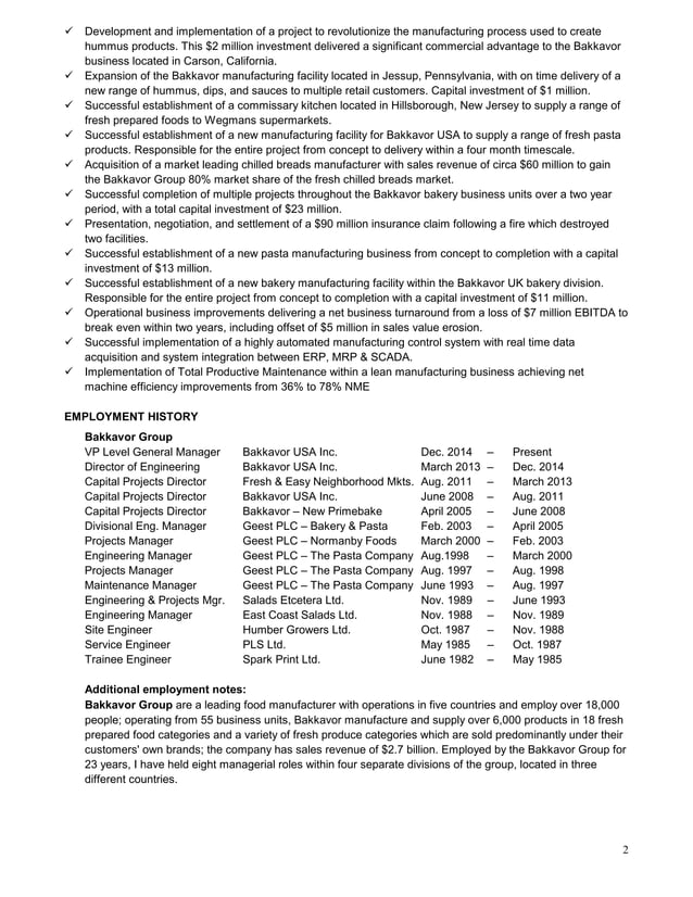 Ron Pearson Resume LinkedIn | PDF