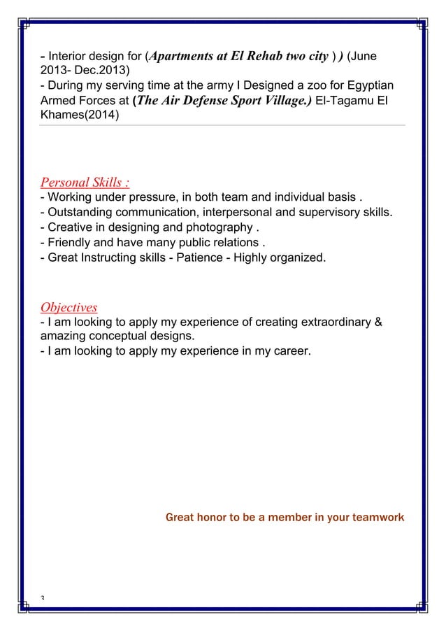 george cv final | PDF