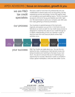 Apex R&D Flyer 2015 JP | PDF