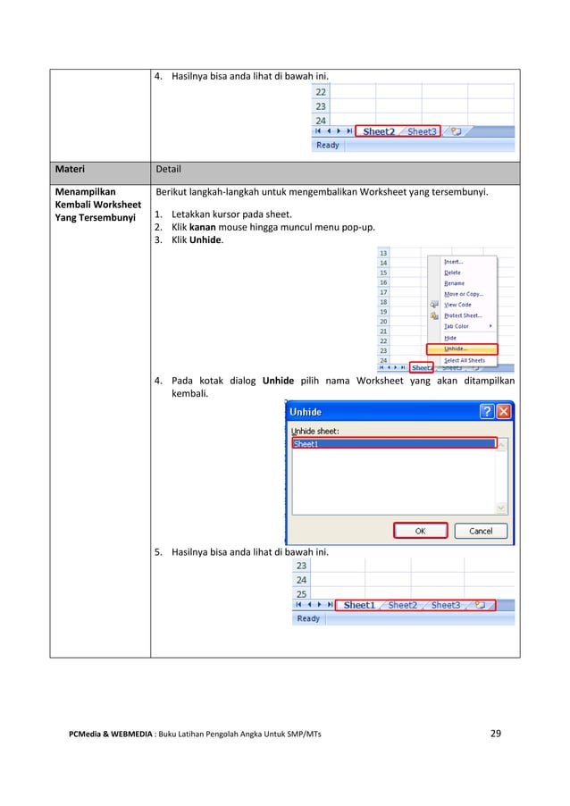 1 e excel basic | PDF