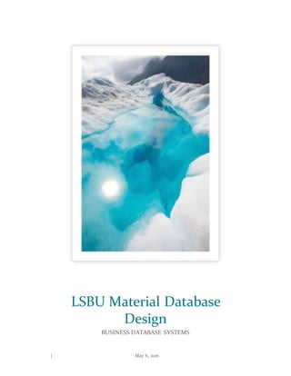 Material Database Design | PDF