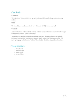 Material Database Design | PDF