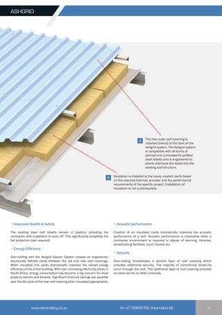 Ash and Lacy SA Over Roofing Steel Roofs A4 4pp Hi | PDF