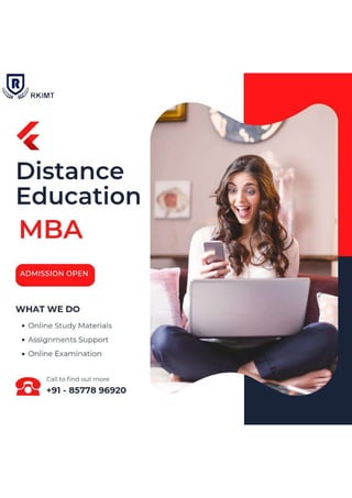MBA distance education | One Year Degree | PDF | Online Education ...