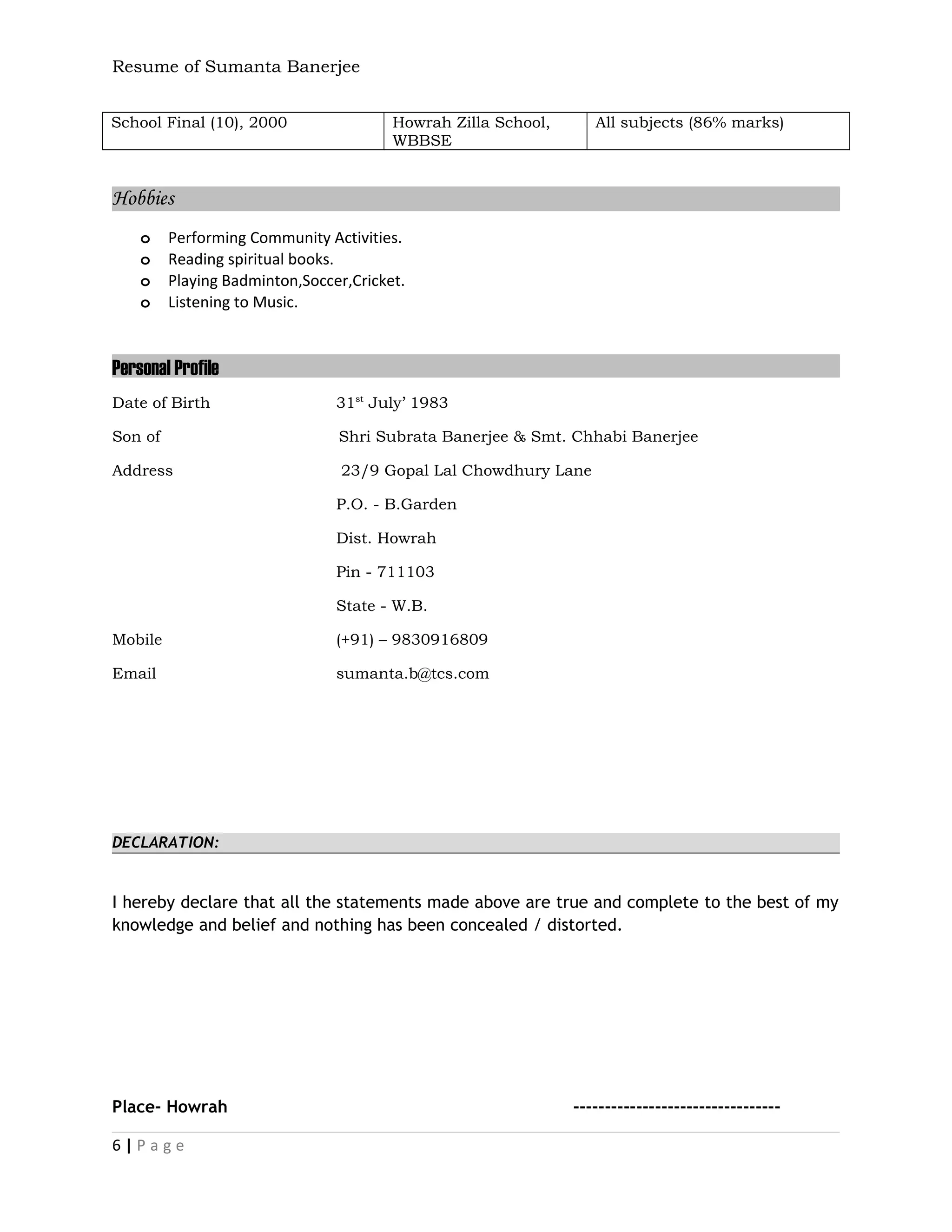 JAVA_PLSQL_(9 years)_resume | PDF