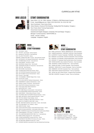 Laszlo CV Print Version | PDF