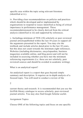 1EHR303 Performance ManagementAssessment 2 Written Assign.docx