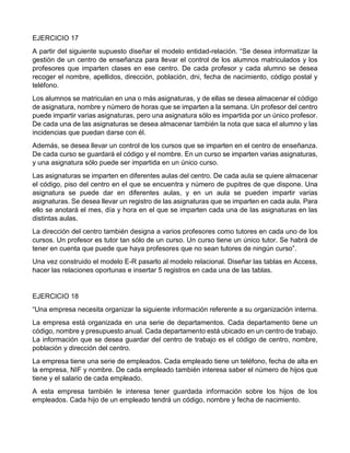 1 ejercicio modelo mer | PDF