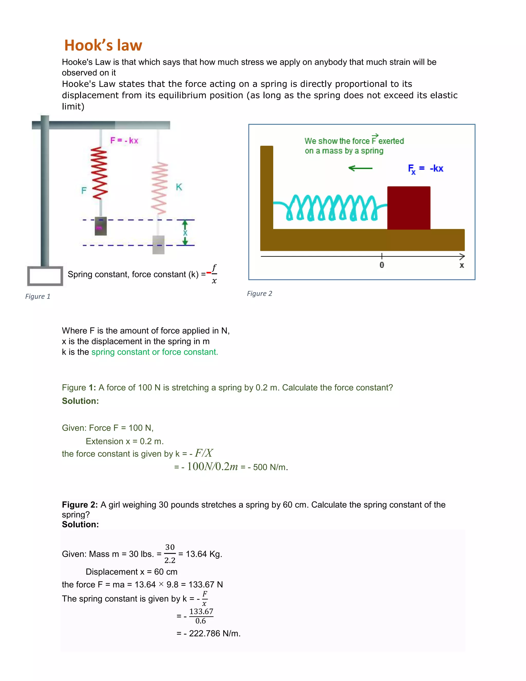 elasticity | DOCX | Physics | Science