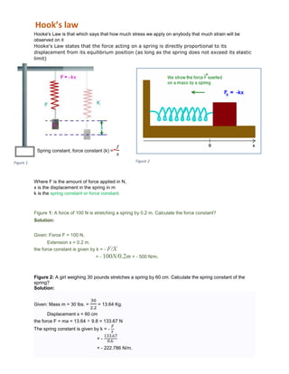 elasticity | DOCX | Physics | Science