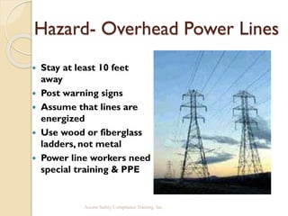 Electrical safety and Arc Flash Training | PPTX