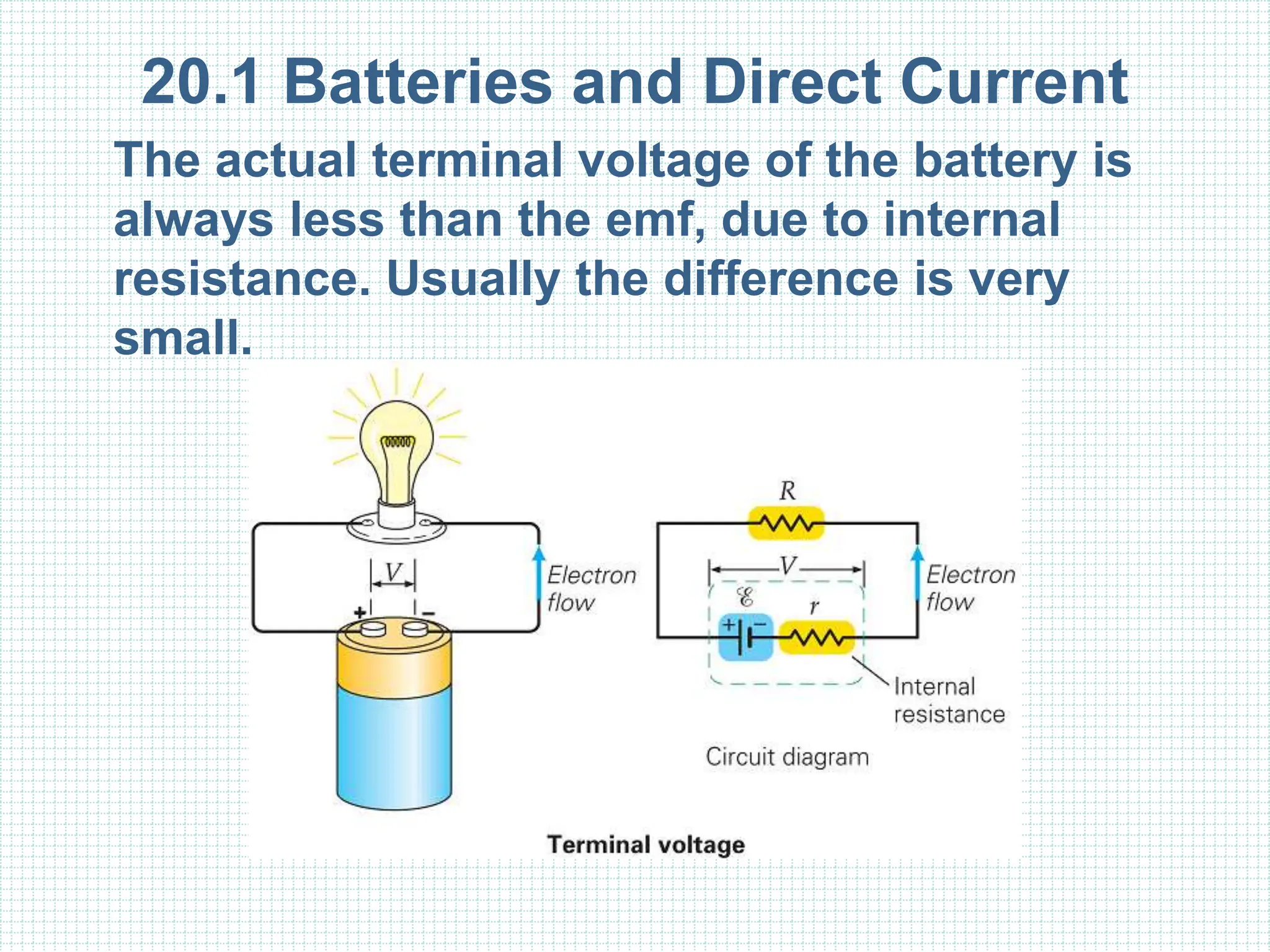 1 Electric Current and Resistance Lecture Ch 20.ppt
