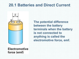 1 Electric Current and Resistance Lecture Ch 20.ppt