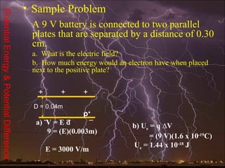 1 electric energy & potential AP | PPT