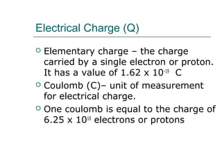 Electricity 1 | PPT