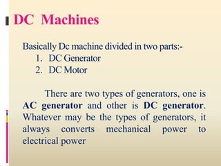 Electric machine | PPTX