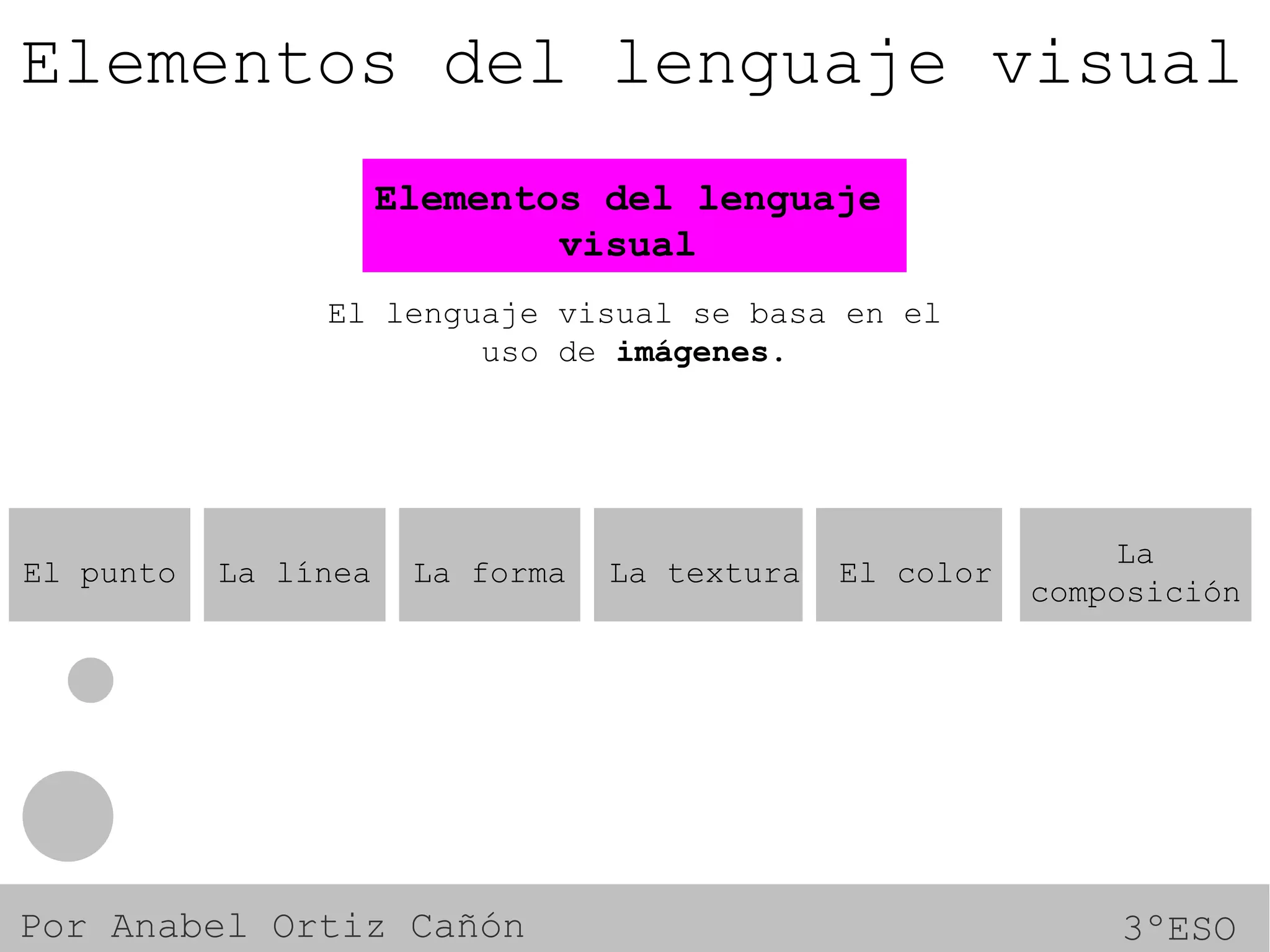 Elementos del lenguaje visual | PPT