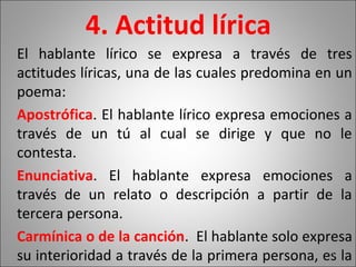 Elementos del género lírico. Nora Guevara García | PPT