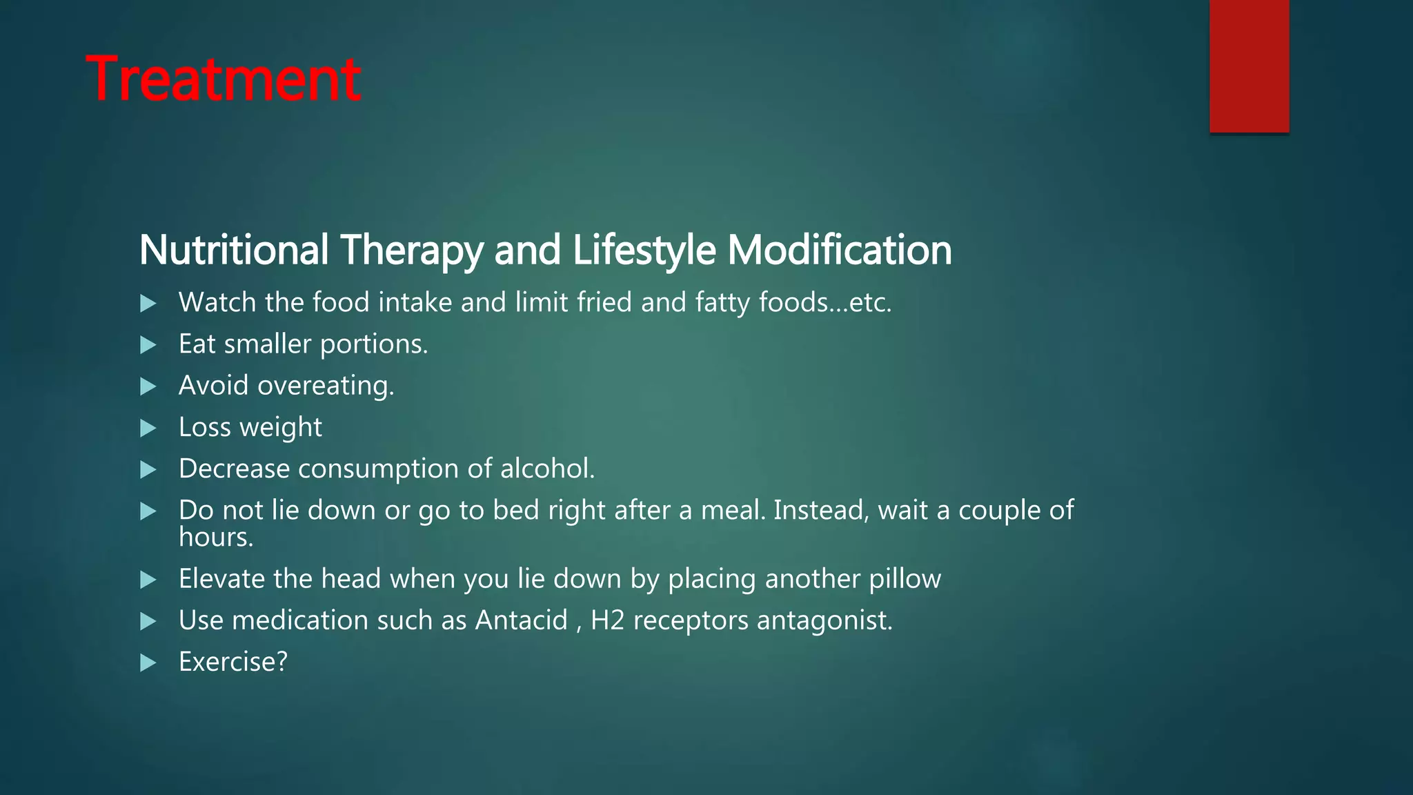 Gastroesophageal Reflux Disease and Exercise (GERD) | PPTX