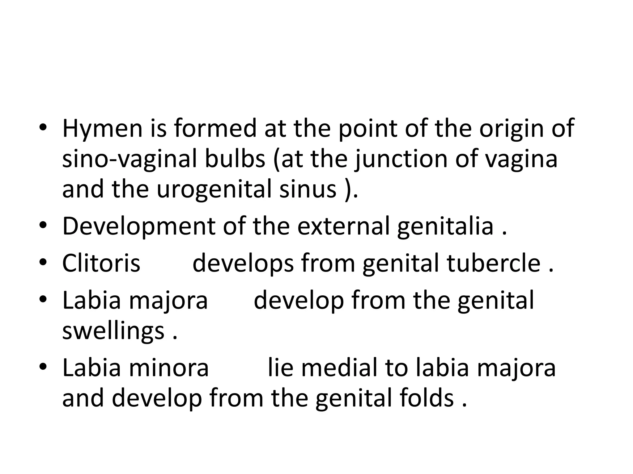 EMBRYOLOGY AND CONGENITAL ANOMALIES OF FEMALE GENITAL TRACT | PPTX