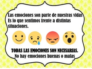 trabajemos las emociones con niños y niñas | PPTX