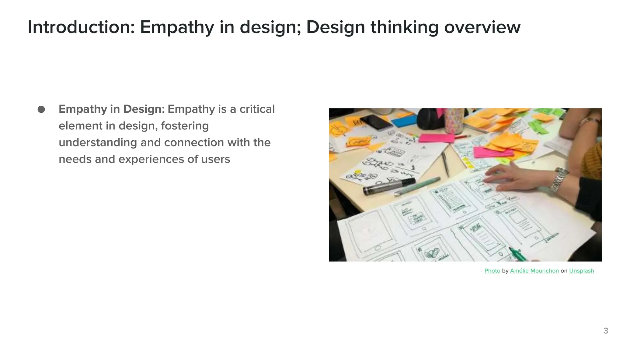 Empathy: the first step in the design thinking process.pptx | Social ...