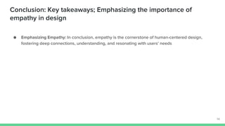 Empathy: the first step in the design thinking process.pptx | Social Networking | Internet