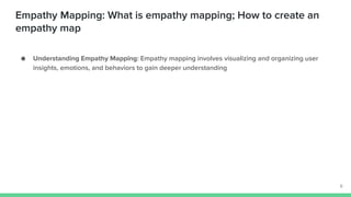 Empathy: the first step in the design thinking process.pptx | Social Networking | Internet