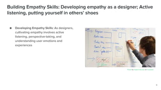 Empathy: the first step in the design thinking process.pptx | Social Networking | Internet