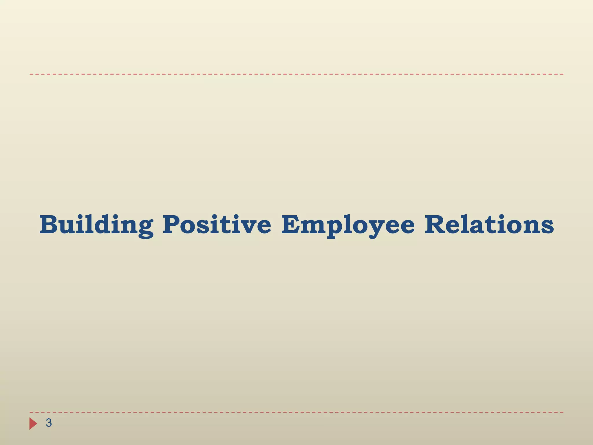 Employee and labor relations | PPTX