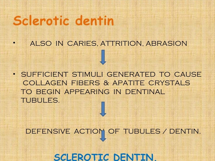Sclerotic Dentin