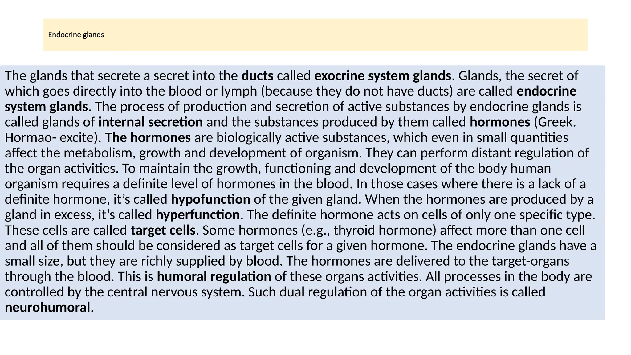 Morphological characteristics of Endocrine apparatus .pptx