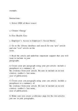 1 ENG110 – College Writing Unit 4 Assignment Pro an | PDF